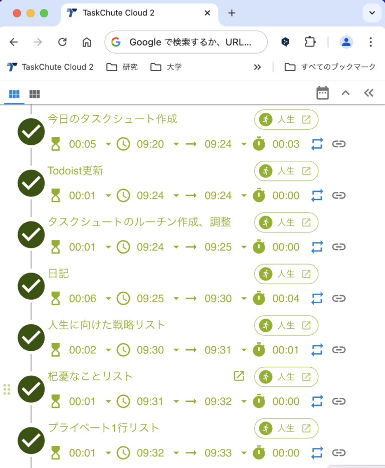 TaskChute Cloud2の推しポイント｜時間をつかむ